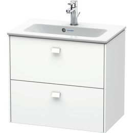 Duravit Brioso Waschtischunterbau BR411001818 Compact 620x553 mm, Wei&szlig; Matt, 2 Ausz&uuml;ge