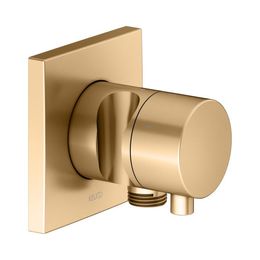 KEUCO IXMO Fertigmontageset 59549251202 Unterputz-3-Wege-Ab-und Umstellventil, Brausehalter, eckig, messing geb&uuml;rstet