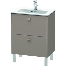 Duravit Brioso Waschtischunterbau BR440604343 620x389mm, Basalt Matt, 2 Auszüge