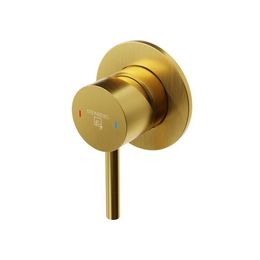 Steinberg Serie 100 Brausearmatur 1002250BG mit Keramikkartusche und Einbauk&ouml;rper 1/2", Brushed Gold