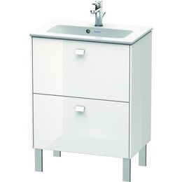 Duravit Brioso Waschtischunterschrank BR440602222 620x389mm, Weiß Hochglanz, 2 Auszüge