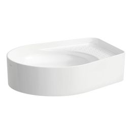 Laufen VAL Waschtisch Schale 8122810001121 50x40cm, ohne Hahnloch und &Uuml;berlauf, Saphirkeramik