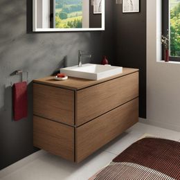 Hansgrohe Xilesa E Waschtischunterschrank 54303550 2 Schubk&auml;sten ohne PushOpen, 1180 x 550 mm, Eiche Kaschmir
