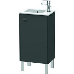 Duravit Brioso Waschtischunterbau BR4400R4949 420x683mm, Graphit Matt, T&uuml;r rechts