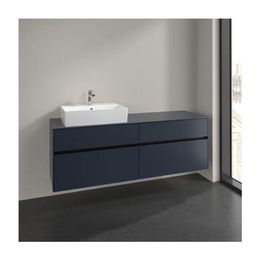 Villeroy & Boch Villeroy und Boch Collaro Waschtischunterschrank C13500VQ 160x54,8x50cm, Waschtisch links, marine blue