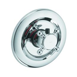 Kludi 1926 Fertigmontageset 517190520 chrom, Unterputz Thermostat, ohne Absperrventil