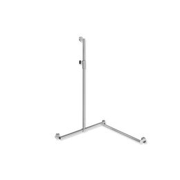 HEWI System 900 Duschhandlauf 900.35M36040 1250 x 800 x 800 mm, Ausf&uuml;hrung rechts, chrom