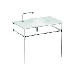 Vitra Istanbul Waschtisch 4519B403-6141 60x100cm, ohne &Uuml;berlauf/1 Hahnloch, wei&szlig; VC