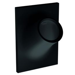 Vitra Istanbul Urinal 4517B070-5300 schwarz, Batteriebetrieb, Zulauf von hinten, ohne Deckel