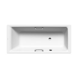 Kaldewei PURO STAR MIT SEITLICHEM &Uuml;BERLAUF 659 Badewanne 255900010001 180 x 80 cm , gl&auml;nzend, alpinwei&szlig;