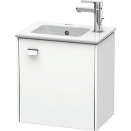 Duravit Brioso Waschtischunterbau BR4000R1018 420x442x289mm, Wei&szlig; Matt, T&uuml;r rechts, Griff Chrom