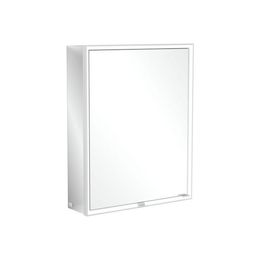Villeroy & Boch Villeroy und Boch My View Now Spiegelschrank A4576L00 60 x 75 x 16,8 cm, Anschlag links, LED-Beleuchtung, 1 T&uuml;r, Ein-/Ausschalter