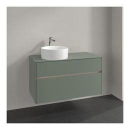 Villeroy & Boch Villeroy und Boch Collaro Waschtischunterschrank C03900AF 100x54,8x50cm, Waschtisch links, soft green