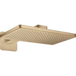 Hansgrohe Axor Kopfbrause 35274140 mit Brausearm, Rosette, brushed bronze