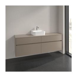 Villeroy & Boch Villeroy und Boch Collaro Waschtischunterschrank C10400VM 160x54,8x50cm, Waschtisch mittig, taupe