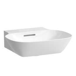 Laufen INO Aufsatzhandwaschbecken 8163000001091, 45x41cm, ohne Hahnl., mit &Uuml;berlauf, Saphirkeramik