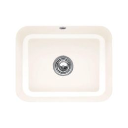 Villeroy & Boch Villeroy und Boch Unterbauspüle 670601KR mit Ablaufgarnitur, Handbetätigung, Befestigungssatz, Crema