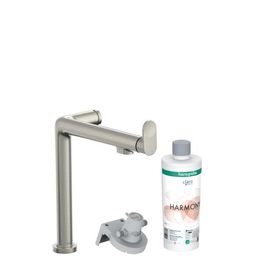 Hansgrohe Aqittura M91 Küchenarmatur 76802800 1jet, Starter Set, Edelstahl Finish