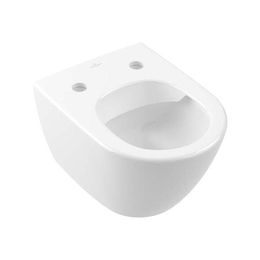 Villeroy & Boch Villeroy&Boch Subway 2.0 Wand WC compact 5606R001 weiß, DirectFlush, spülrandlos, Abgang waagerecht