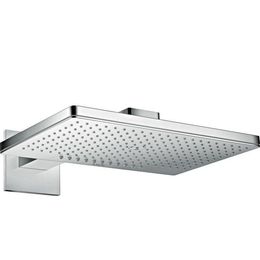 Hansgrohe Axor ShowerSolutions Kopfbrause 2jet 35280000 chrom, 46x30cm, mit Brausearm und eckiger Rosette