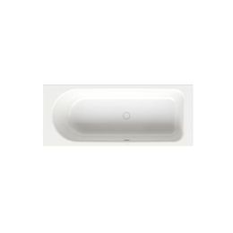 Bette BetteOcean Low-Line Badewanne 8833-440PLUS Glasur, snow, 170x70x38cm, Fu&szlig;ende rechts, &Uuml;berlauf vorne