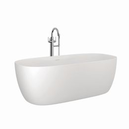 Kludi RESA S Badewanne 53BF0153 Soft Edge, 170 x 80 x 56 cm, Ablauf inkl., Mattwei&szlig;