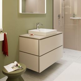 Hansgrohe Xilesa E Waschtischunterschrank 54302780 2 Schubk&auml;sten mit PushOpen, 980 x 550 mm, sandbeige matt