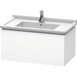 Duravit L-Cube Waschtisch-Unterschrank LC616501818 82 x 46,9 cm, wei&szlig; matt, 1 Auszug, wandh&auml;ngend