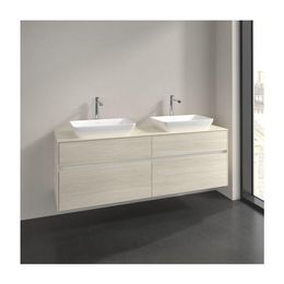 Villeroy & Boch Villeroy und Boch Collaro Waschtischunterschrank C12300AA 160x54,8x50cm, f&uuml;r 2 Waschtische, white oak