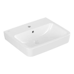 Villeroy & Boch Villeroy und Boch O.novo Einbau-/Aufsatz-Waschtisch 4A41MG01 55x46cm, eckig, mit Hahnloch, mit &Uuml;berlauf, wei&szlig;