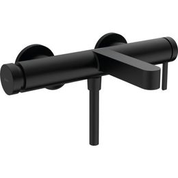 Hansgrohe Finoris Wannenarmatur 76420670 Aufputz, Ausladung 194mm, mattschwarz