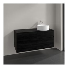 Villeroy & Boch Villeroy und Boch Collaro Waschtischunterschrank C04300AB 120x54,8x50cm, Waschtisch rechts, black oak