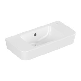 Villeroy & Boch Villeroy und Boch O.novo Handwaschbecken 43425201 50x25cm, mit Überlauf, ohne Hahnloch, weiß