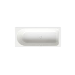 Bette BetteOcean Low-Line Badewanne 8831-440PLUS Glasur, snow, 160x70x38cm, Fu&szlig;ende rechts, &Uuml;berlauf vorne