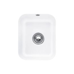 Villeroy & Boch Villeroy und Boch Unterbausp&uuml;le 670401RW mit Ablaufgarnitur, Handbet&auml;tigung, Befestigungssatz, Stone White