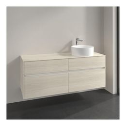 Villeroy & Boch Villeroy und Boch Collaro Waschtischunterschrank C04700AA 140x54,8x50cm, Waschtisch rechts, white oak