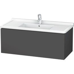 Duravit L-Cube Waschtisch-Unterschrank LC616604949 102 x 46,9 cm, graphit matt, 1 Auszug, wandh&auml;ngend