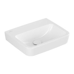 Villeroy & Boch Villeroy und Boch O.novo Handwaschbecken 43444801 45 x 37 cm, eckig, ohne Hahnloch, ohne Überlauf, weiß