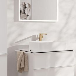 Hansgrohe Tecturis E Waschtischarmatur 73070140 Ausladung 197mm, mit Push-Open-Ablaufgarnitur, brushed bronze