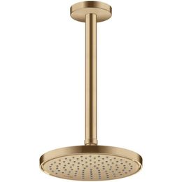 Hansgrohe Axor Deckenanschluss 26433140 300mm, rund, brushed bronze