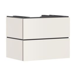 Hansgrohe Xilesa E Waschtischunterschrank 54300780 2 Schubk&auml;sten mit PushOpen, 780 x 550 mm, sandbeige matt