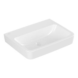 Villeroy & Boch Villeroy und Boch O.novo Einbau-/Aufsatz-Waschtisch 4A416FT2 60x46cm, eckig, ohne Hahnloch, ohne &Uuml;berlauf, wei&szlig; AntiBac C-plus