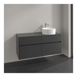 Villeroy & Boch Villeroy und Boch Collaro Waschtischunterschrank C04300VR 120x54,8x50cm, Waschtisch rechts, graphite