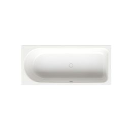 Bette BetteOcean Low-Line Badewanne 8839-440 snow, 180x80x38cm, Fu&szlig;ende rechts, &Uuml;berlauf vorne