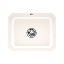 Villeroy & Boch Villeroy und Boch Unterbauspüle 670602KR mit Ablaufgarnitur, Exzenterbetätigung, Befestigungssatz, Crema