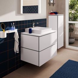 Hansgrohe Xilesa E Waschtischunterschrank 54300700 2 Schubk&auml;sten mit PushOpen, 780 x 550 mm, mattwei&szlig;