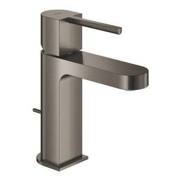 Grohe Plus Waschtisch-Einhebelmischer 32612AL3 S-Size, mit Ablauf, mit Temperaturbegrenzer, hard graphite geb&uuml;rstet