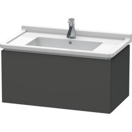 Duravit L-Cube Waschtisch-Unterschrank LC616504949 82 x 46,9 cm, graphit matt, 1 Auszug, wandh&auml;ngend