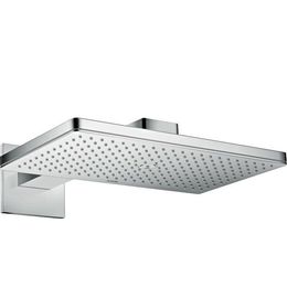 Hansgrohe Axor ShowerSolutions Kopfbrause 1jet 35278000 chrom, 46x30cm, mit Brausearm und eckiger Rosette