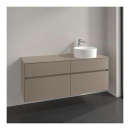 Villeroy & Boch Villeroy und Boch Collaro Waschtischunterschrank C04700VM 140x54,8x50cm, Waschtisch rechts, taupe